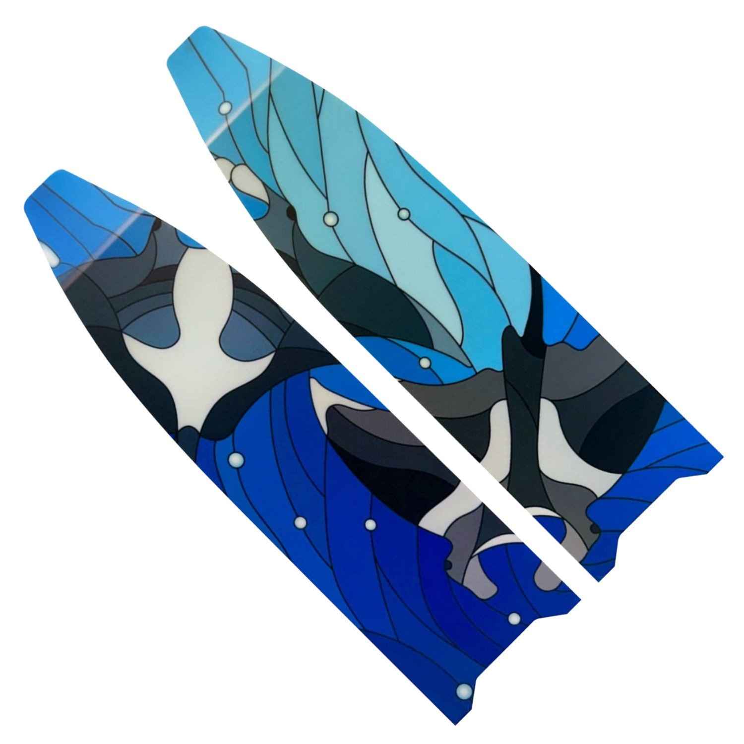 Prussian Blue Flying Manta Blades - Limited Edition | Aerospace Fiberglass